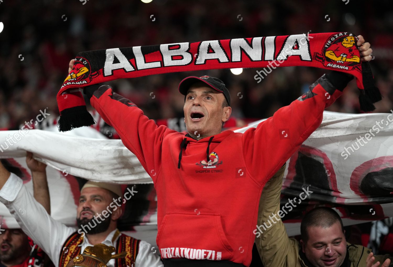 Albanian Fans Prior Kick Off Editorial Stock Photo - Stock Image ...