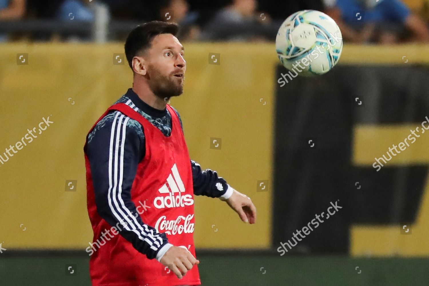 Lionel Messi Argentina Warms Prior South Editorial Stock Photo - Stock ...