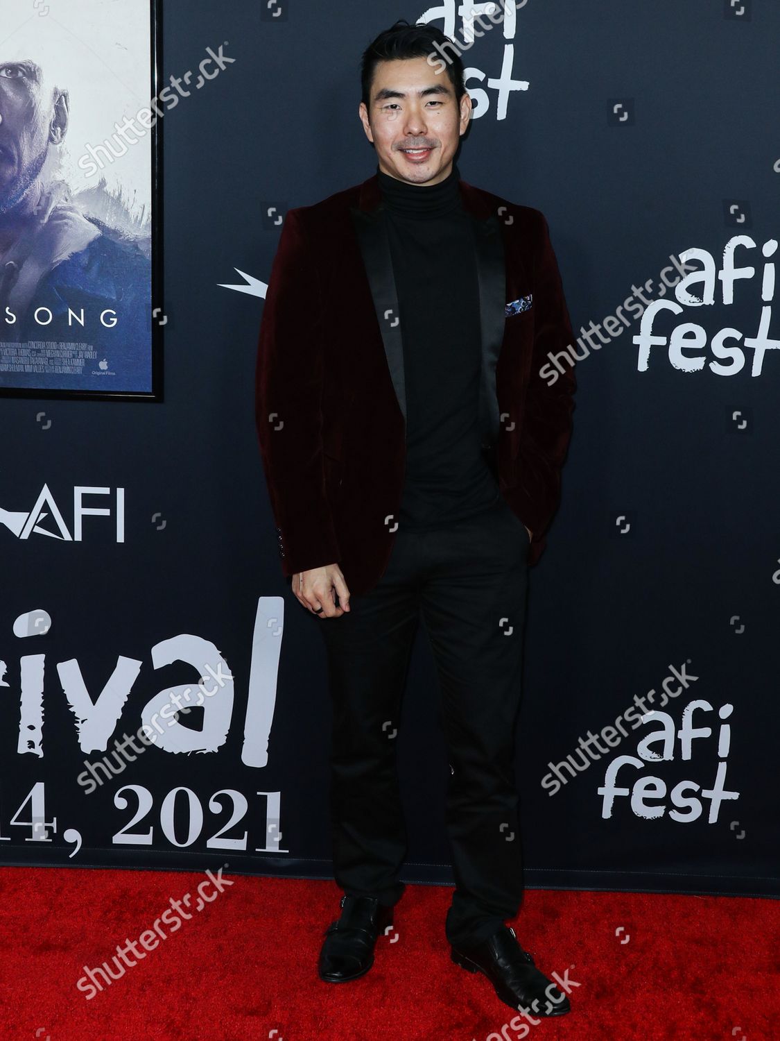 Actor Lee Shorten Arrives 2021 Afi Editorial Stock Photo - Stock Image ...