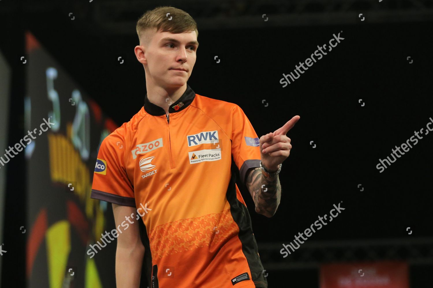 Bradley Brooks Hits Double Celebrates During Editorial Stock Photo ...
