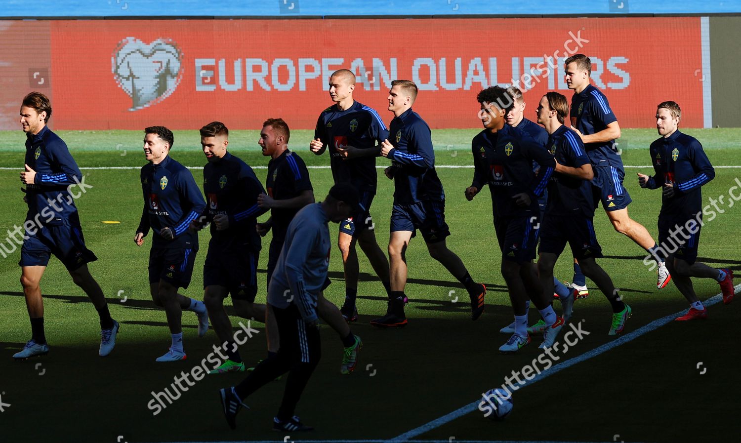 Sweden National Soccer Team Players Action Editorial Stock Photo ...