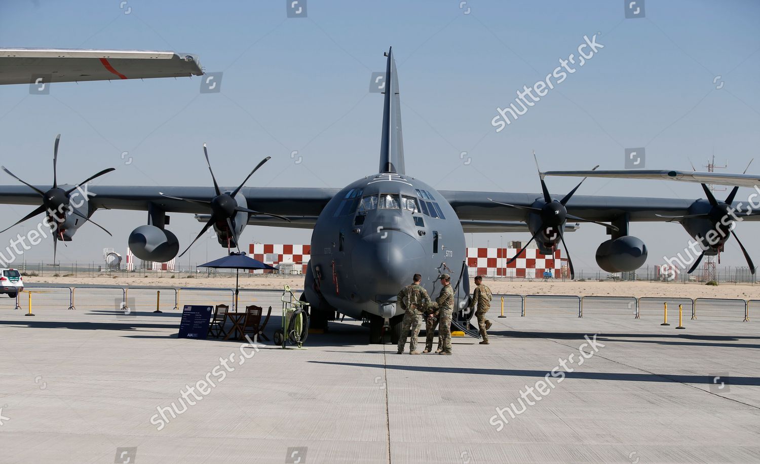Lockheed Martin C130 Hercules Displayed On Editorial Stock Photo ...