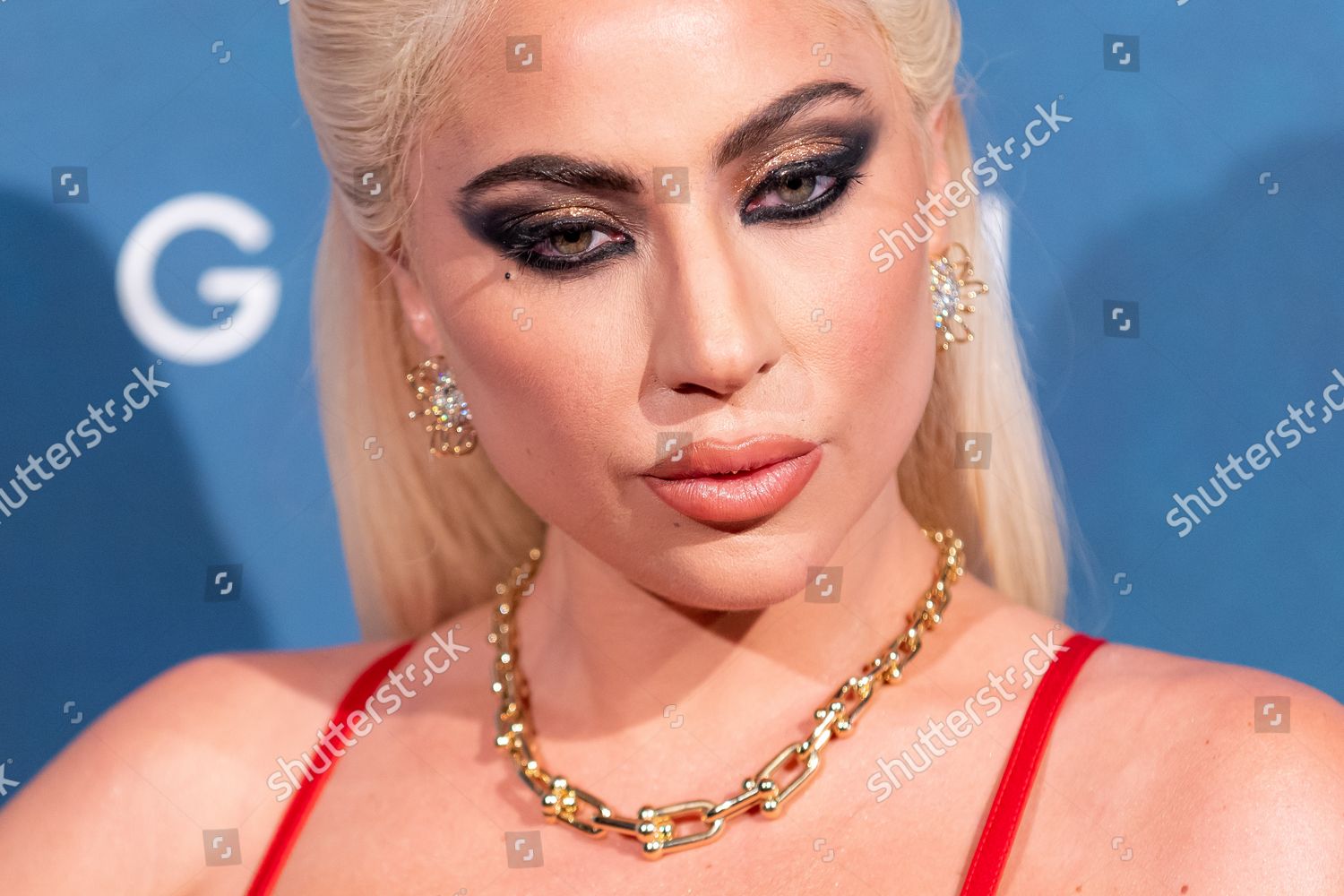 Lady Gaga attends photocall Italian premiere movie Editorial Stock ...