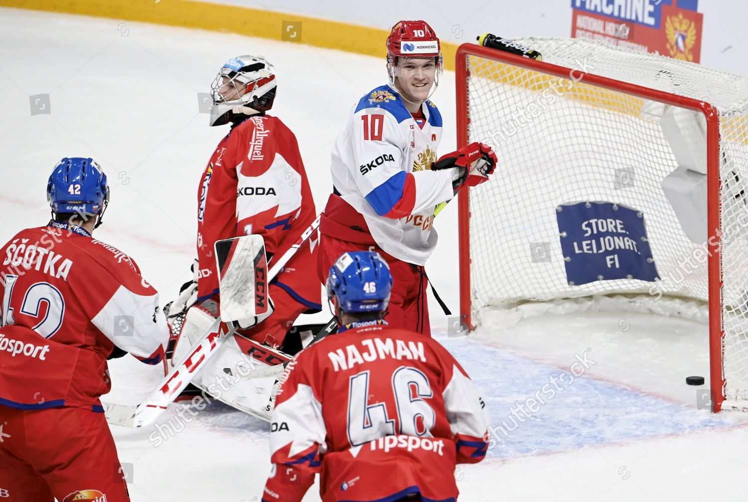 Dmitri Voronkov Russia Scores Teams Second Editorial Stock Photo ...