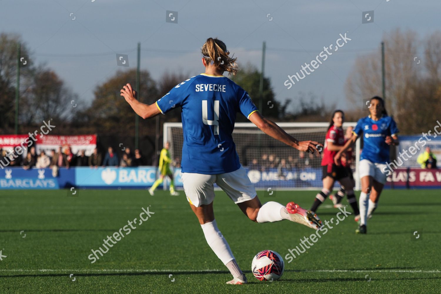 Rikke Sevecke 4 Everton Passes Ball Editorial Stock Photo - Stock Image ...