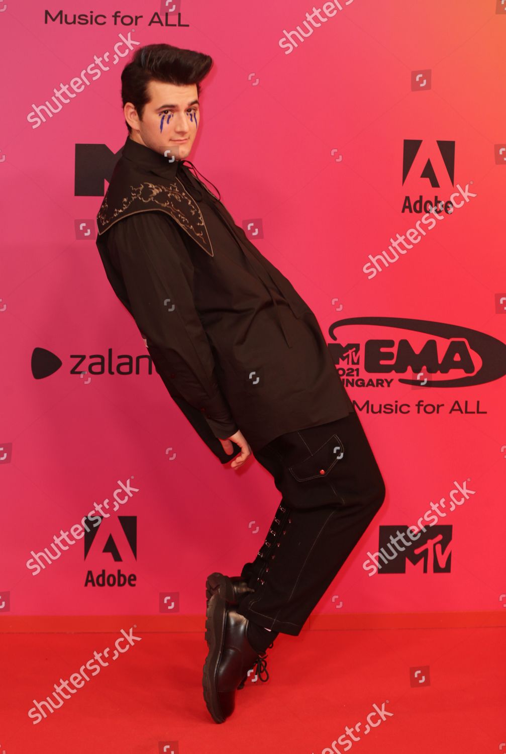 Gjon Muharremaj Aka Gjons Tears Arrives Editorial Stock Photo - Stock ...