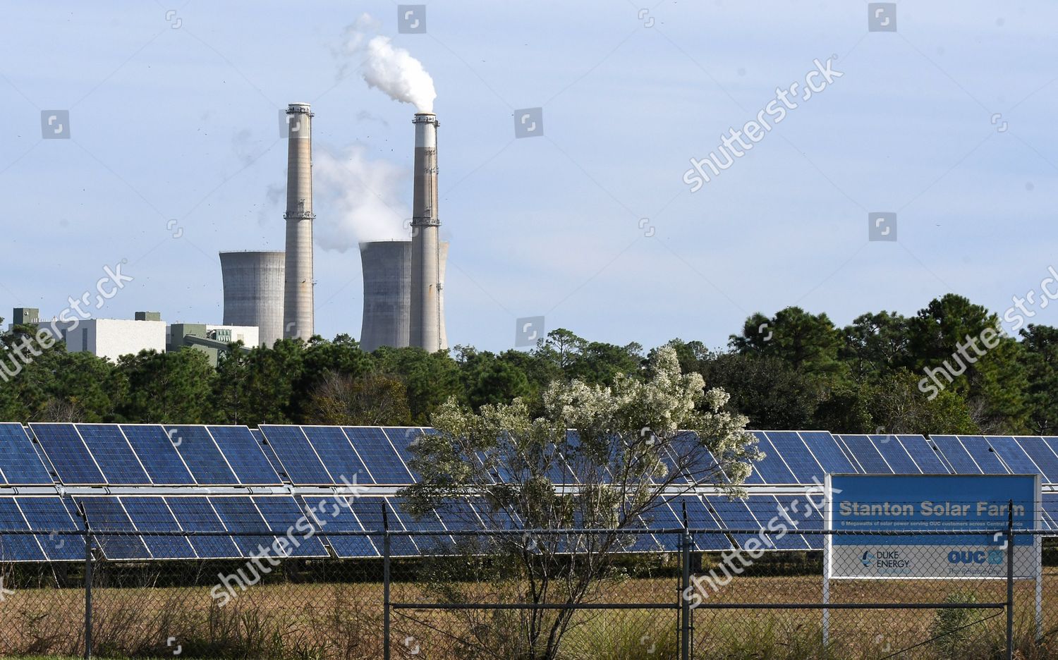 Stanton Energy Center Coalfired Power Plant Editorial Stock Photo ...