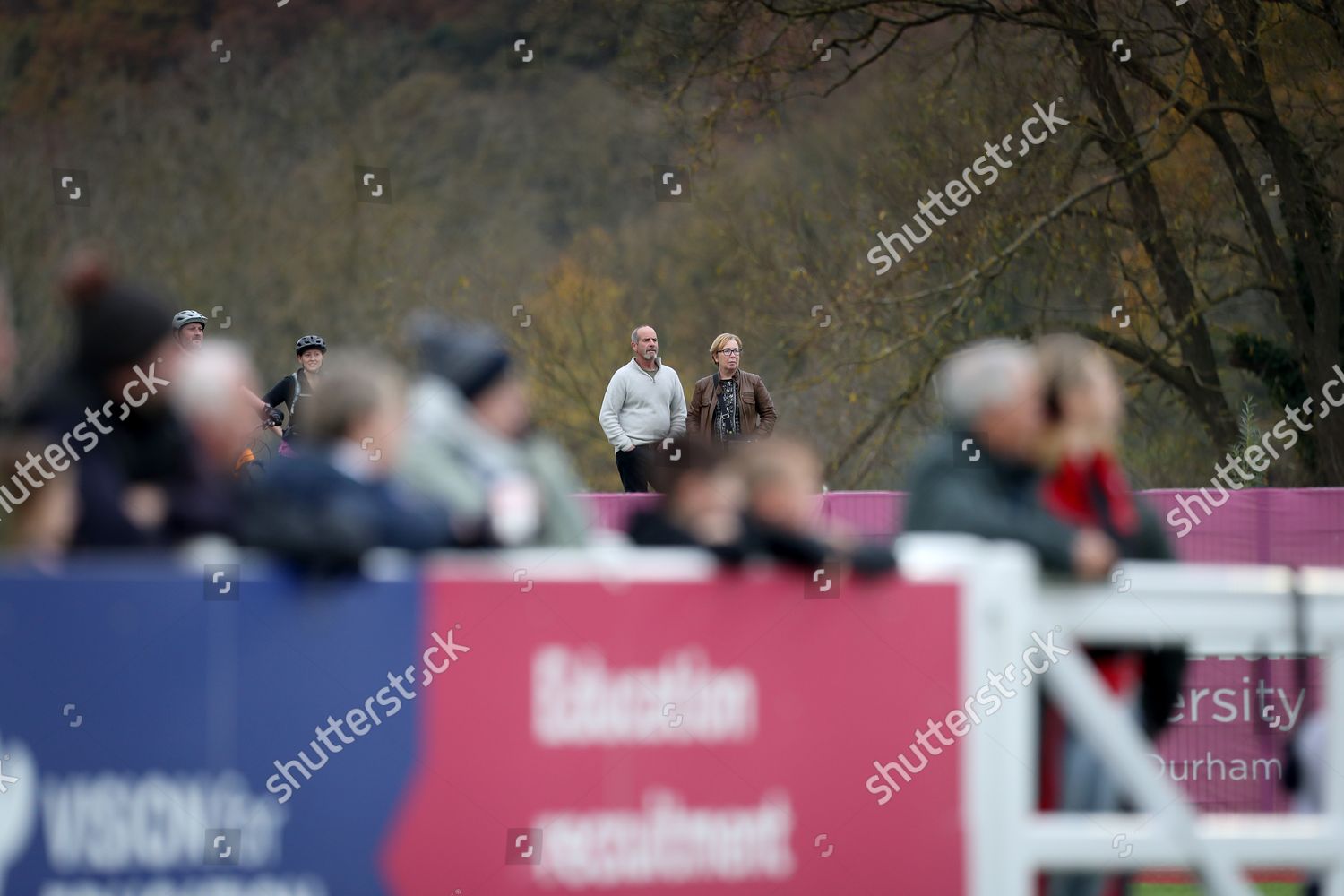 Spectators Look On Elevated Point Outside Editorial Stock Photo - Stock ...