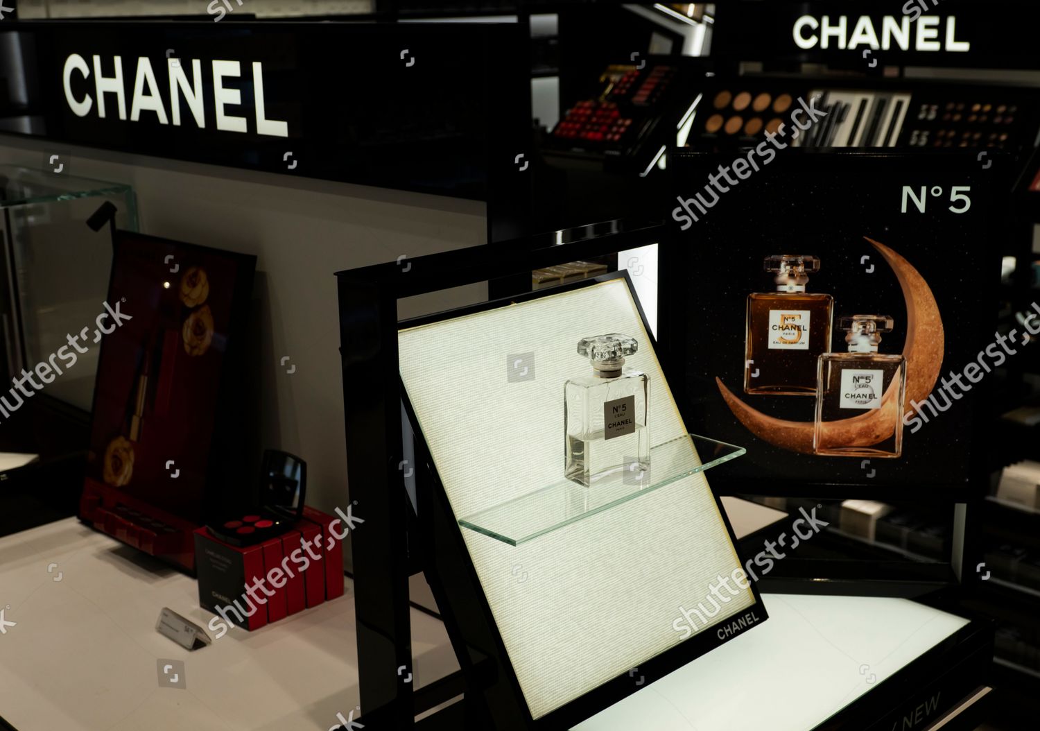 Chanel Perfumes Seen Displayed On Shelf Editorial Stock Photo - Stock ...