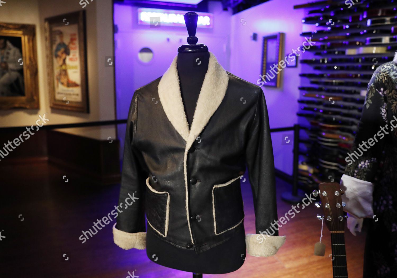 Elvis Presleys Fred Segal Leather Jacket Editorial Stock Photo - Stock ...