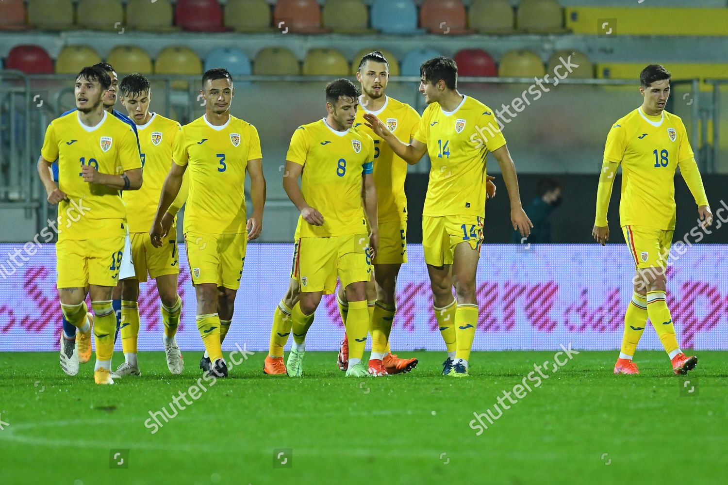 Romania Players Celebrating After Score Goal Editorial Stock Photo ...