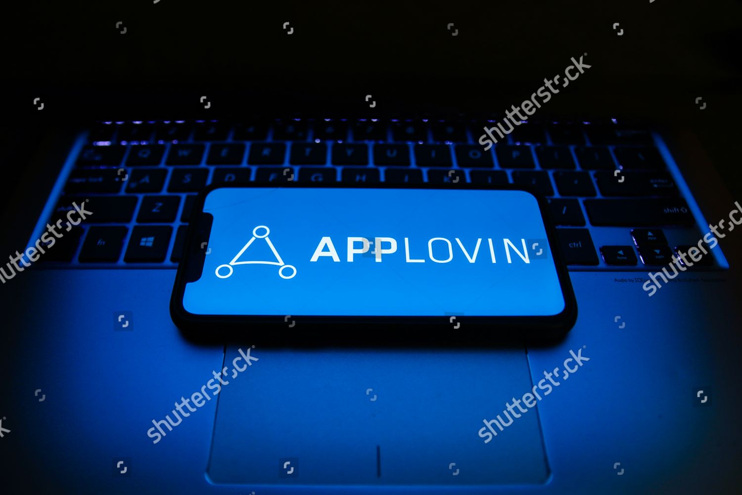 Applovin Logo Displayed On Phone Screen Editorial Stock Photo - Stock ...