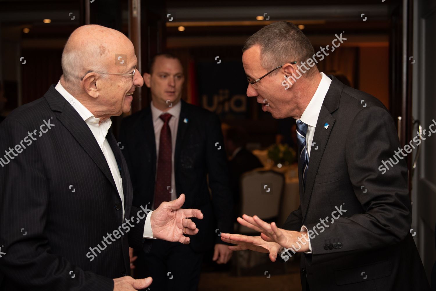 Sir Trevor Chinn Ambassador Mark Regev Editorial Stock Photo - Stock Image | Shutterstock