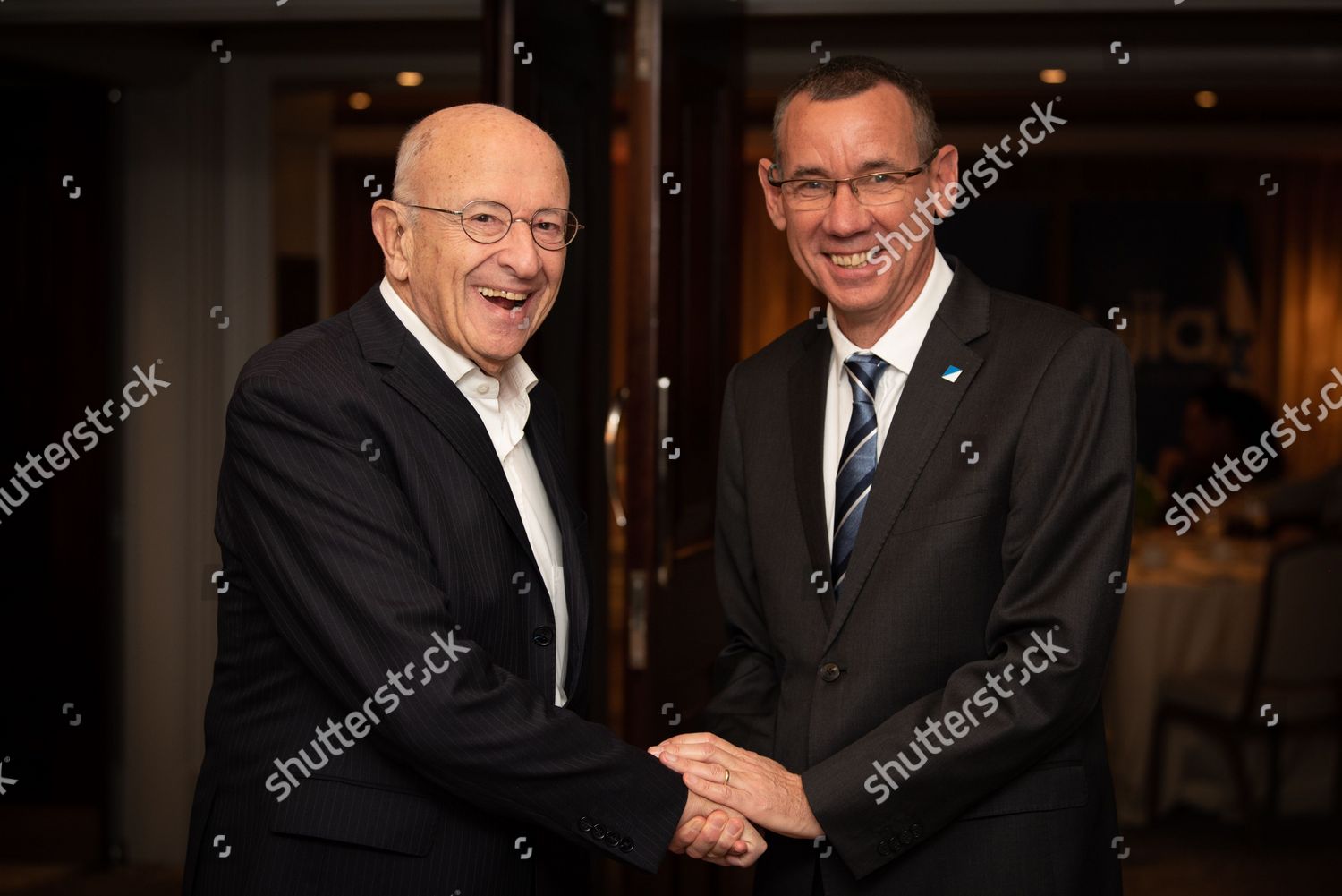 Sir Trevor Chinn Ambassador Mark Regev Editorial Stock Photo - Stock Image | Shutterstock