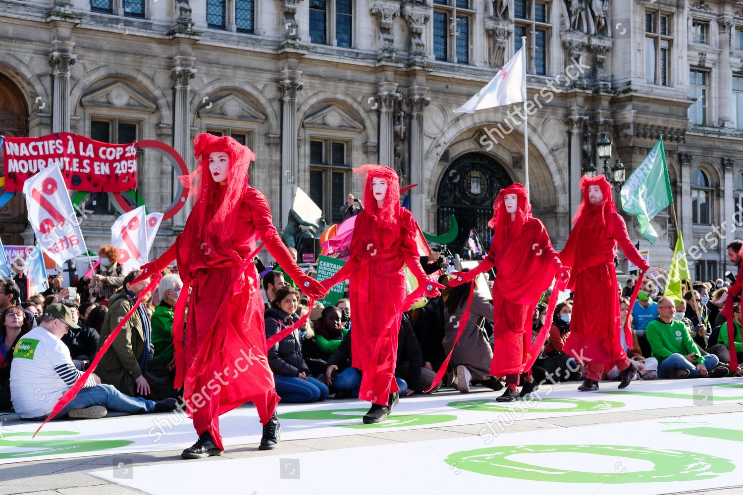 Red Rebel Brigade Activists Organized Happening Editorial Stock Photo ...
