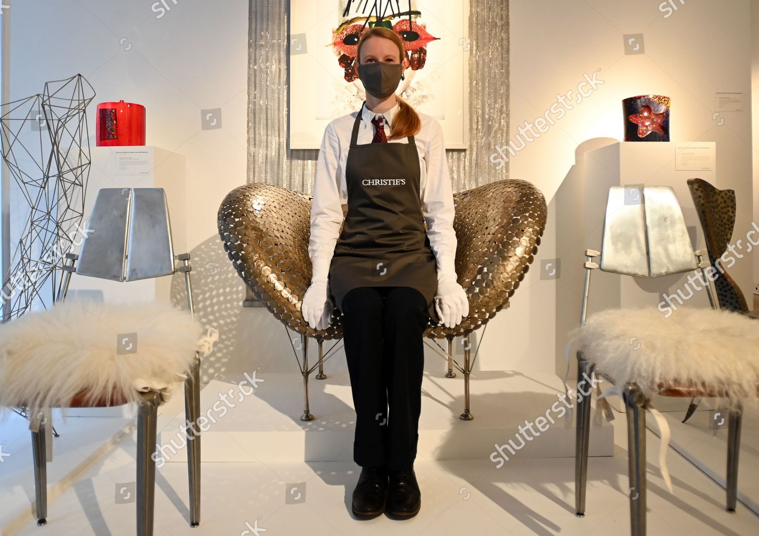 Christies Staff Member Poses Parts Collection Editorial Stock Photo ...