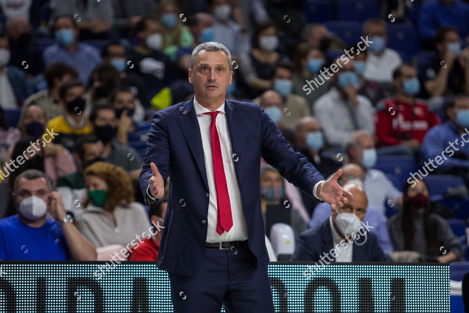 Coach Dejan Radonjic During Real Madrid Editorial Stock Photo - Stock ...