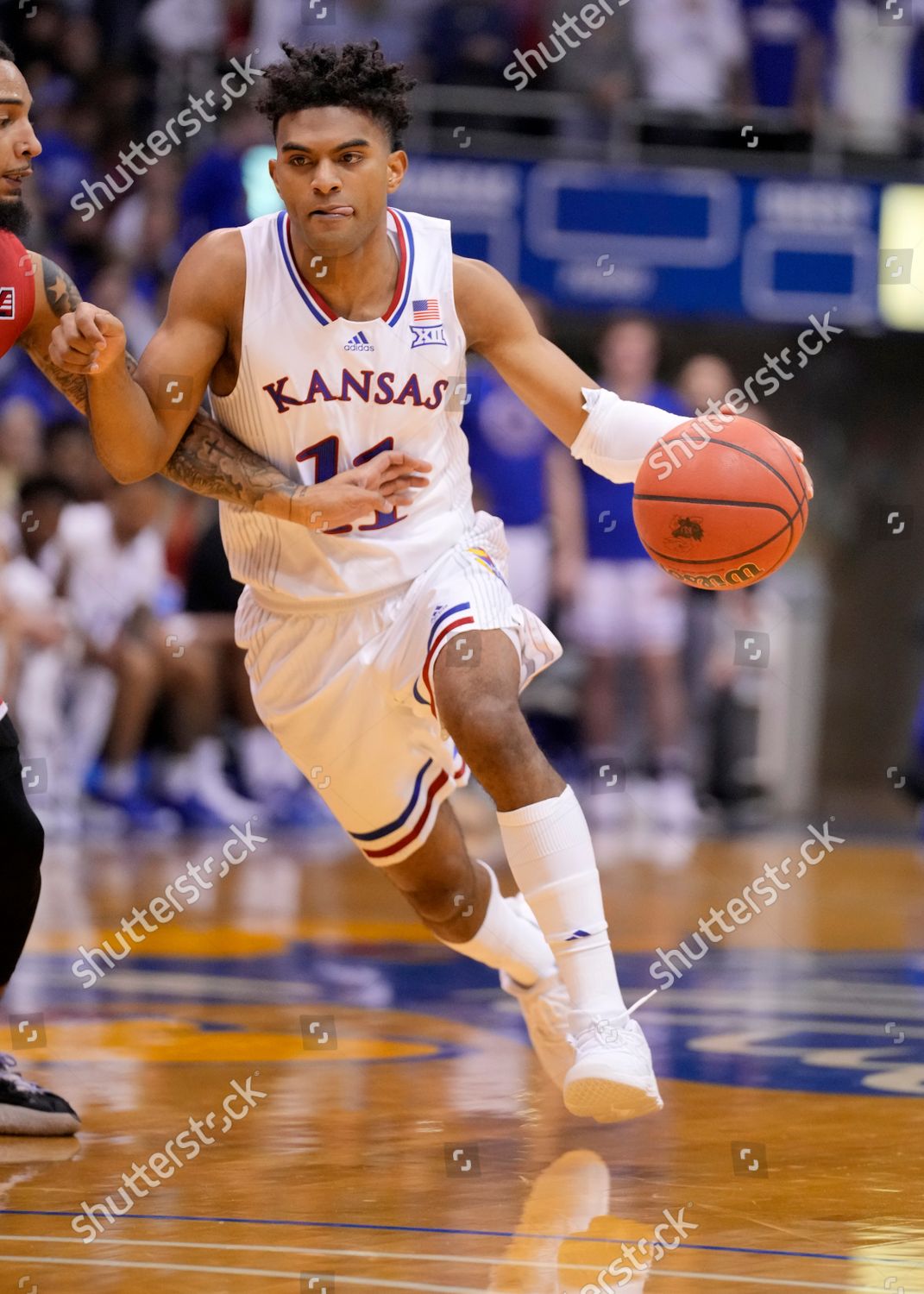Kansas Jayhawks Guard Remy Martin 11 Editorial Stock Photo - Stock ...