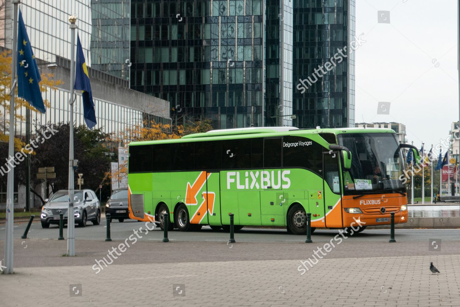 Green Bus Flixbus Inscription Brand Logo Editorial Stock Photo - Stock ...
