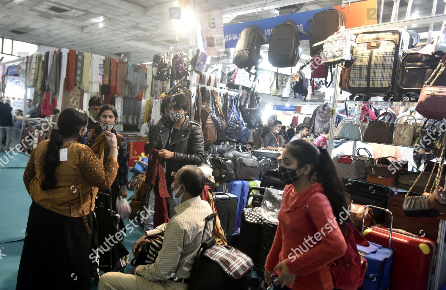 PEOPLE VISIT 40TH INDIA INTERNATIONAL TRADE Editorial Stock Photo ...