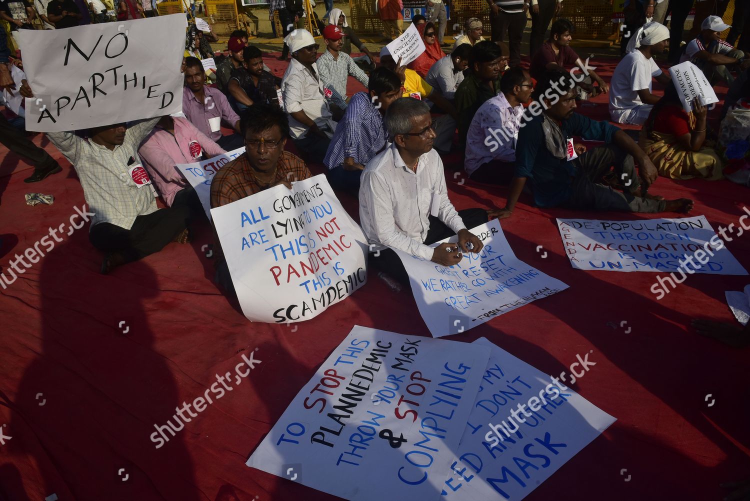 Awaken India Movement Stage Protest Against Editorial Stock Photo ...