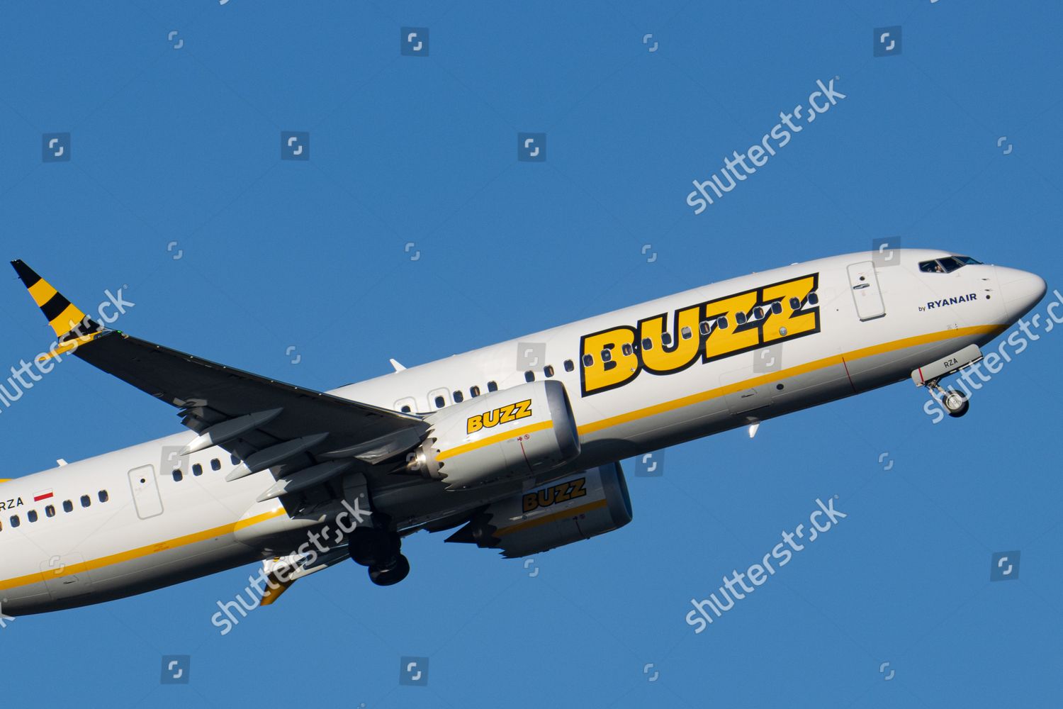 Buzz Boeing 737 Max 8 Aircraft Editorial Stock Photo - Stock Image ...