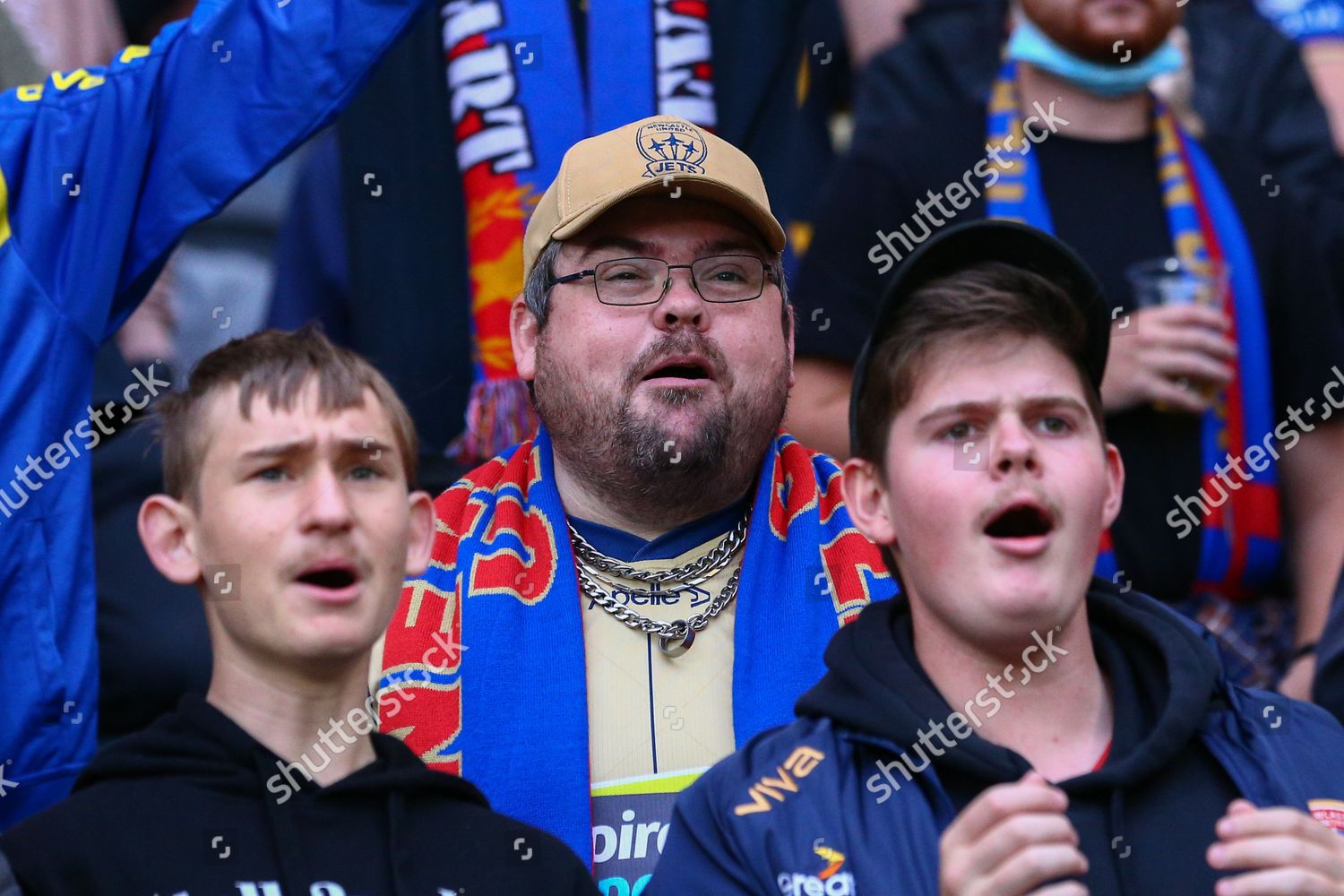 Newcastle Jets Fans Cheering On Their Editorial Stock Photo - Stock ...
