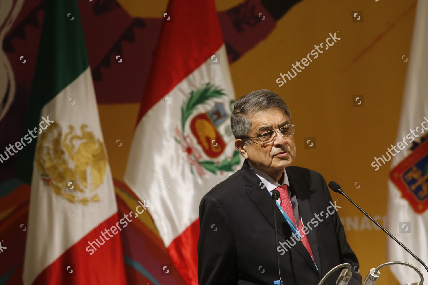 Nicaraguan Writer Sergio Ramirez Speaks During Editorial Stock Photo ...