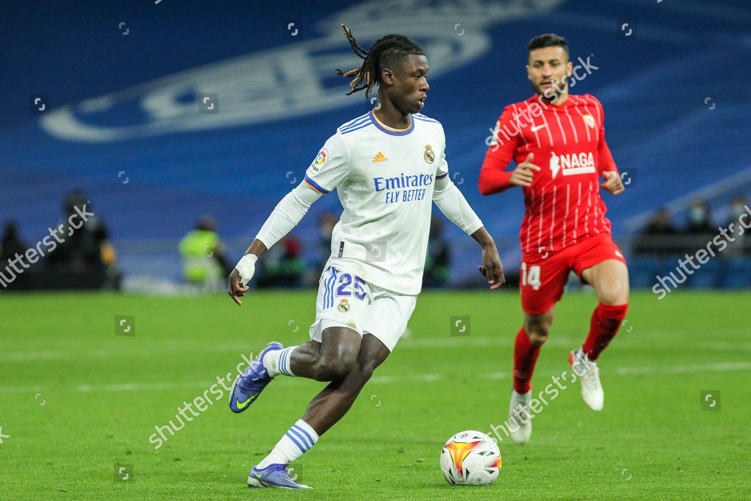 Eduardo Camavinga Real Madrid Action During Editorial Stock Photo ...