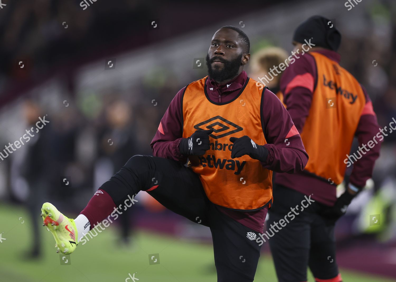 Arthur Masuaku West Ham United Warming Editorial Stock Photo - Stock ...