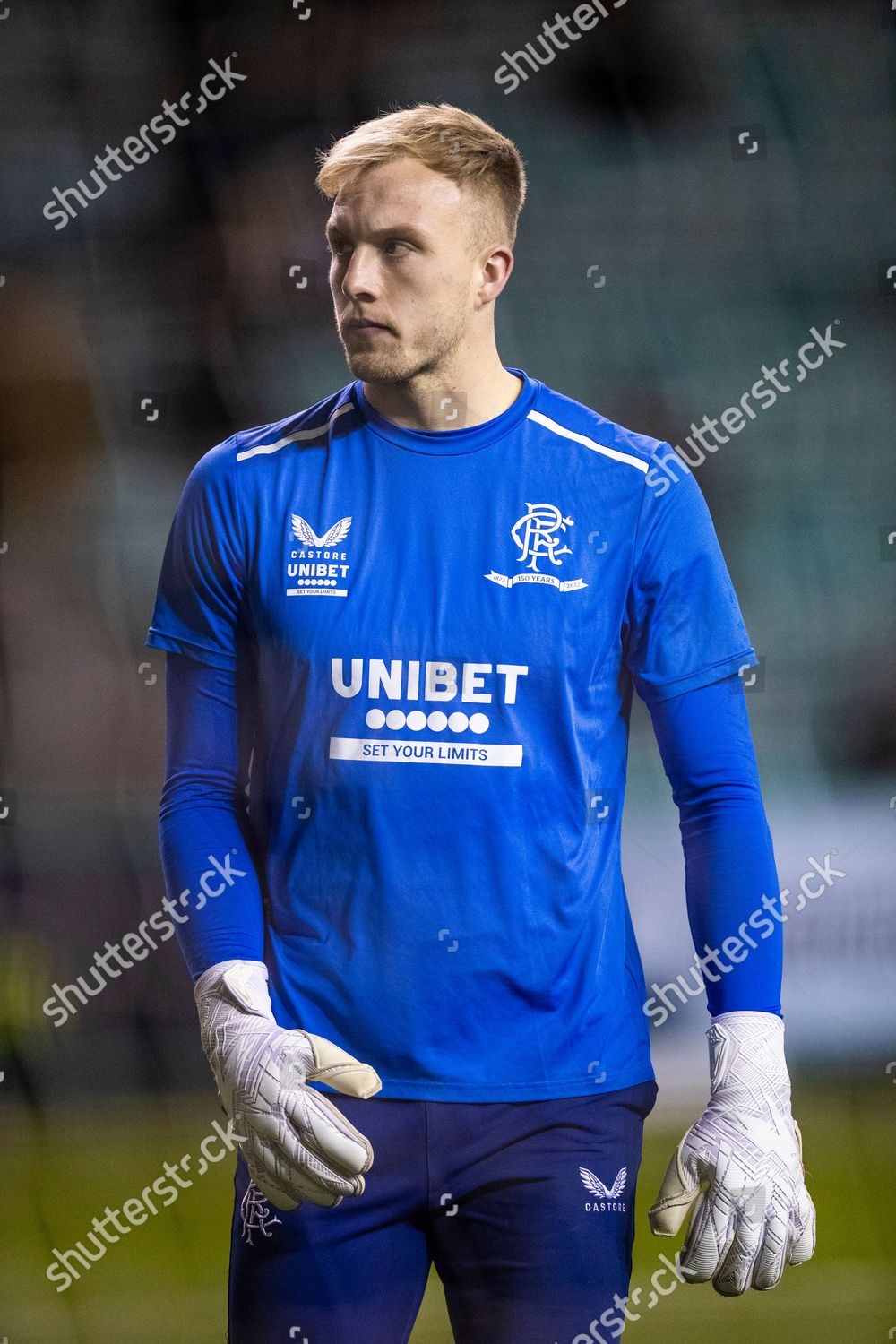 Rangers Goalkeeper Robby Mccrorie During Scottish Editorial Stock Photo ...