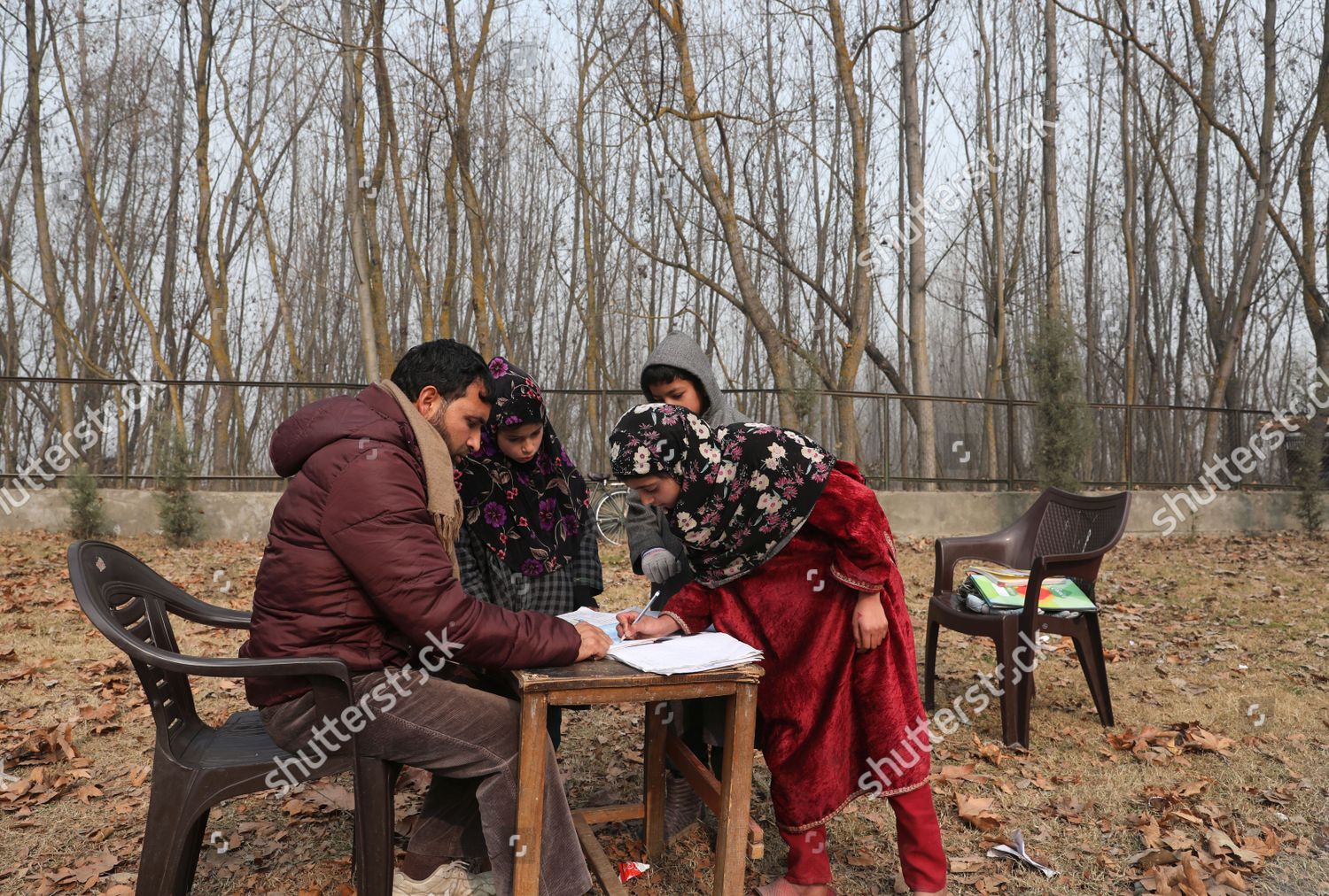 Teacher Government School Work During Community Editorial Stock Photo ...