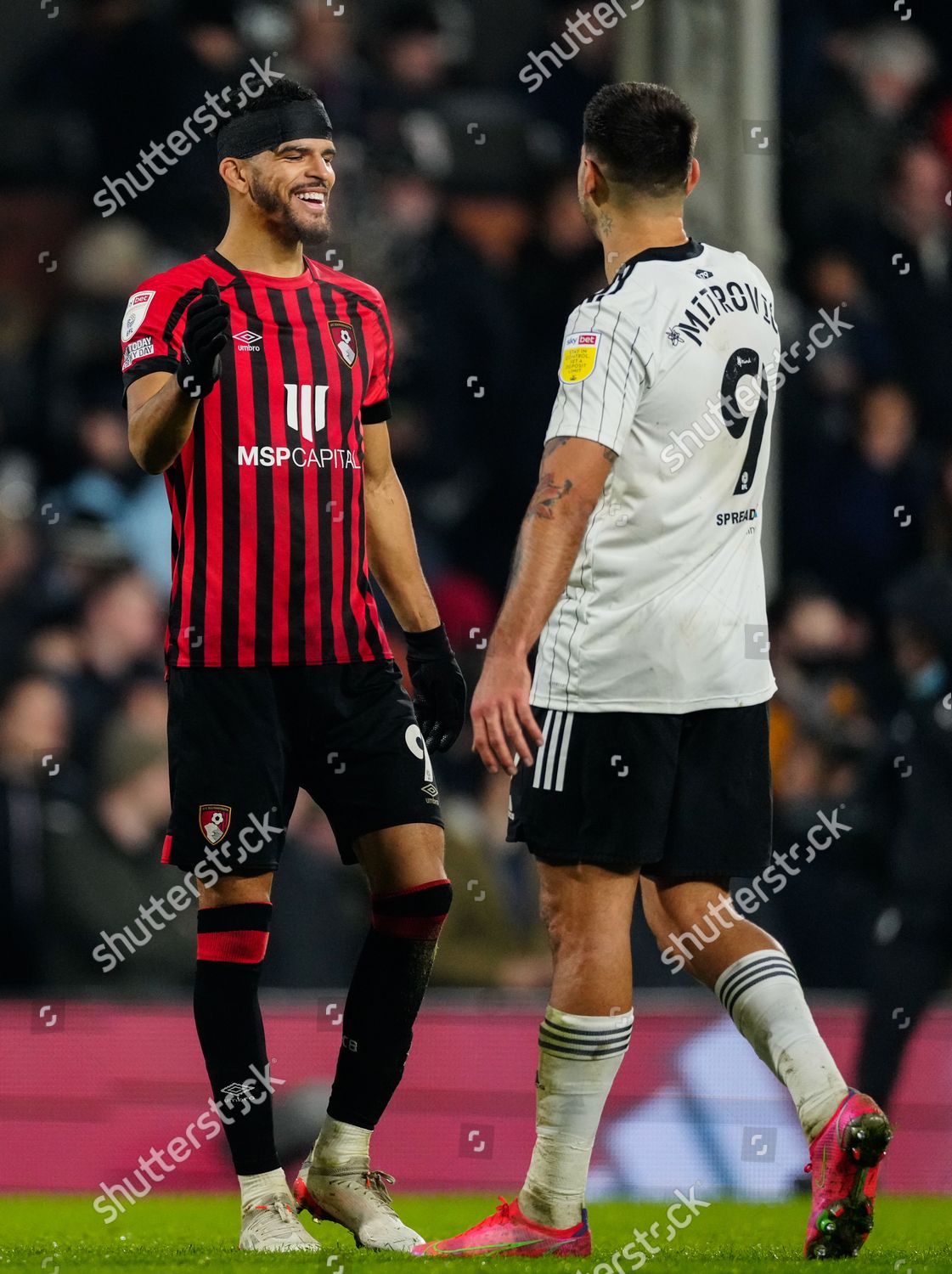 Dominic Solanke Bournemouth Shakes Hands Aleksandar Editorial Stock ...