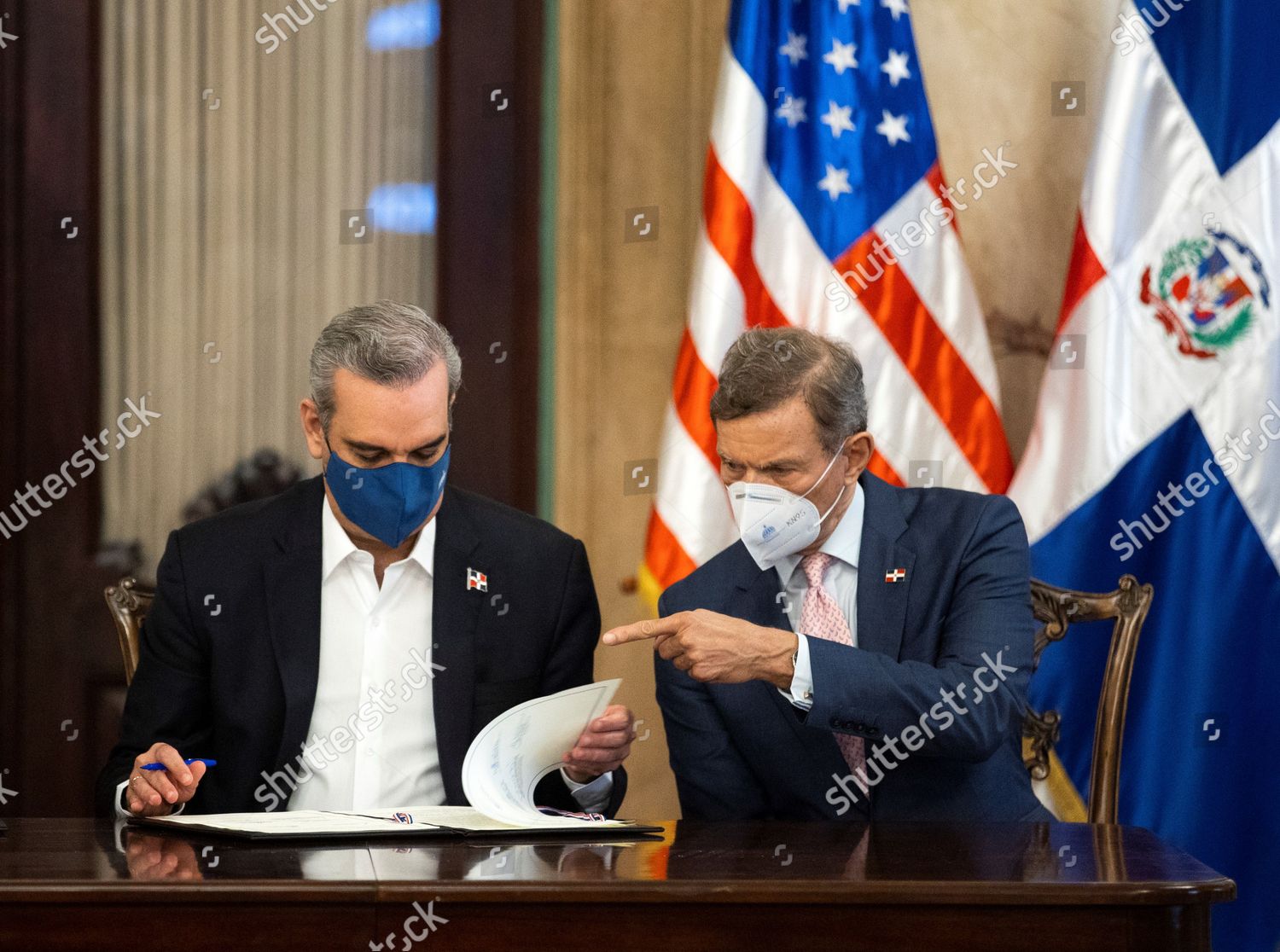 Dominican President Luis Abinader L His Editorial Stock Photo - Stock ...