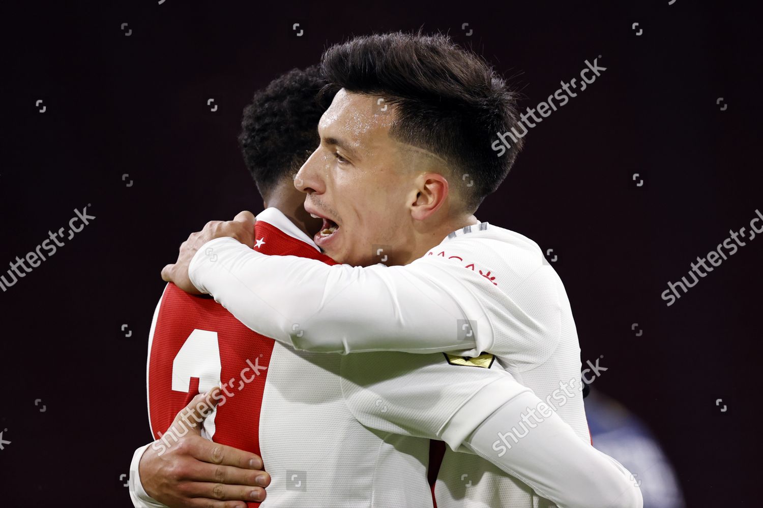 Lisandro Martinez Ajax Celebrates 20 During Editorial Stock Photo ...