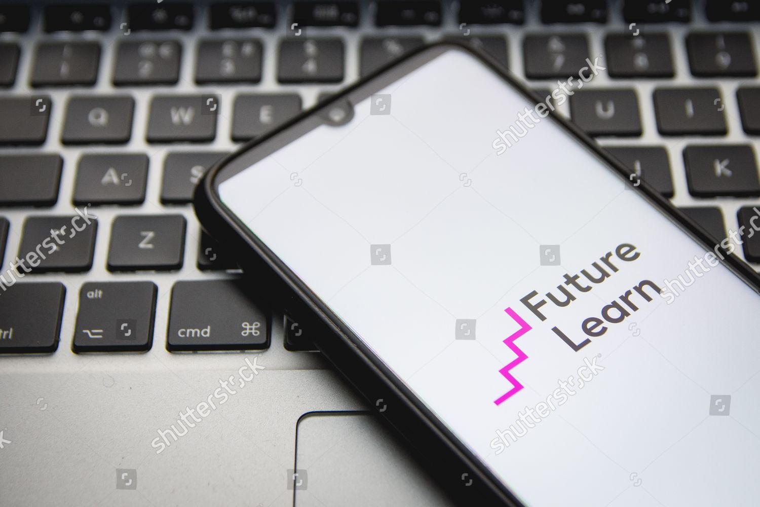 This Photo Illustration Futurelearn Logo Seen Editorial Stock Photo ...