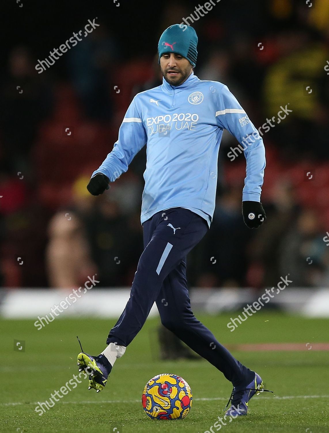 Riyad Mahrez Manchester City Editorial Stock Photo - Stock Image ...