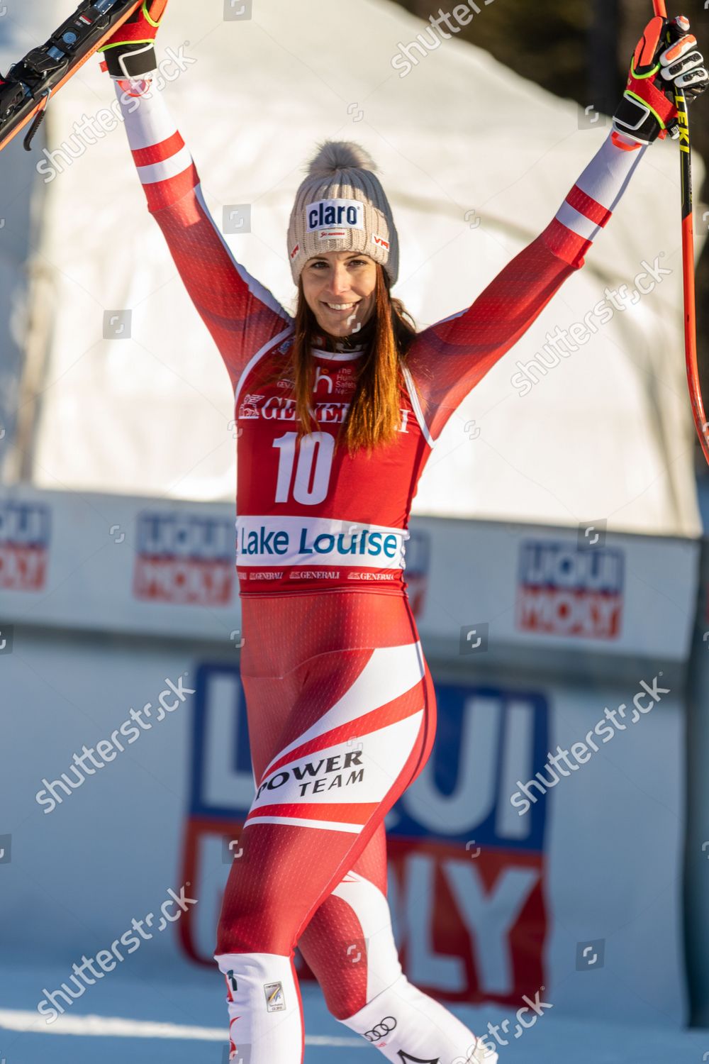 Mirjam Puchner Austria Celebrates After Taking Editorial Stock Photo ...