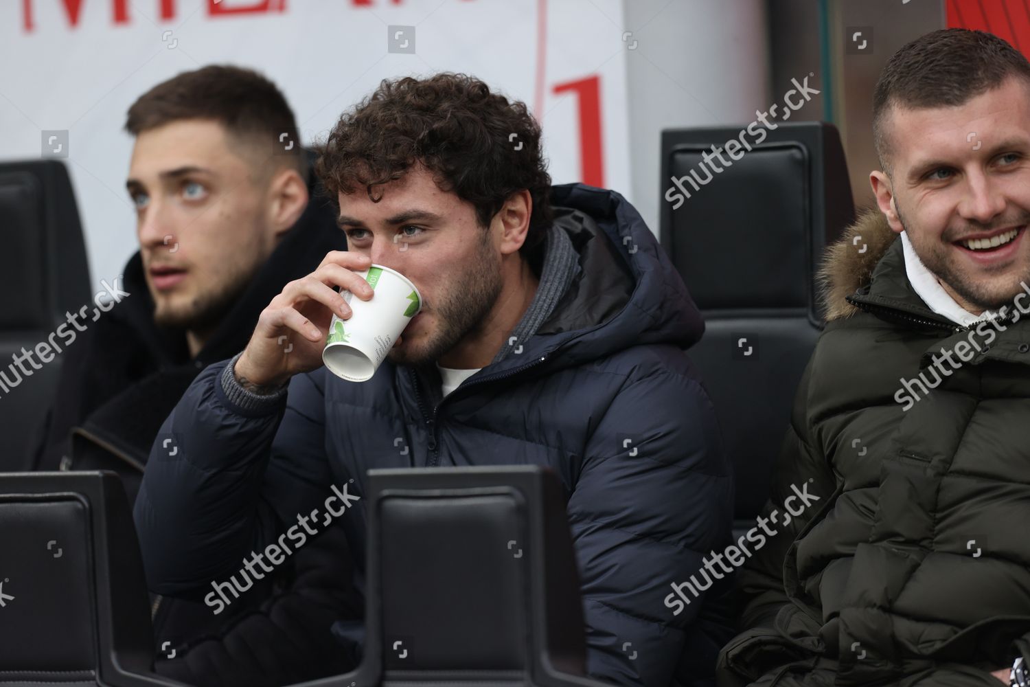 Davide Calabria Ac Milan Drinks Cup Editorial Stock Photo - Stock Image ...