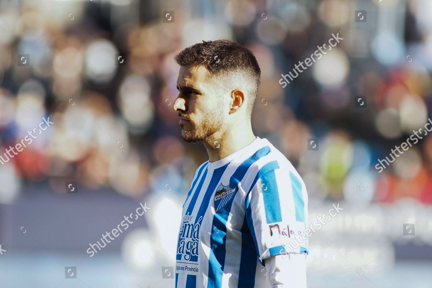 Jairo Samperio Malaga Cf Seen During Editorial Stock Photo - Stock ...