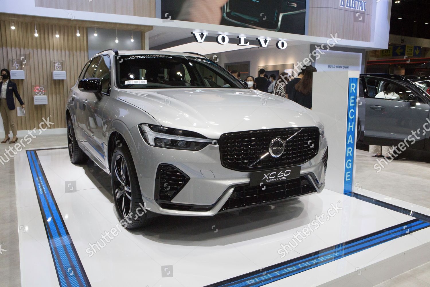 Volvo Car Booth Showcased New Electric Editorial Stock Photo - Stock ...