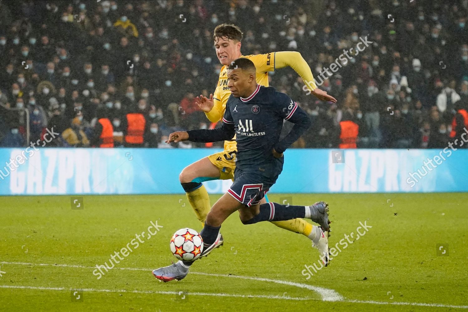 Kylian Mbappe Psg Chased By Jack Editorial Stock Photo - Stock Image ...