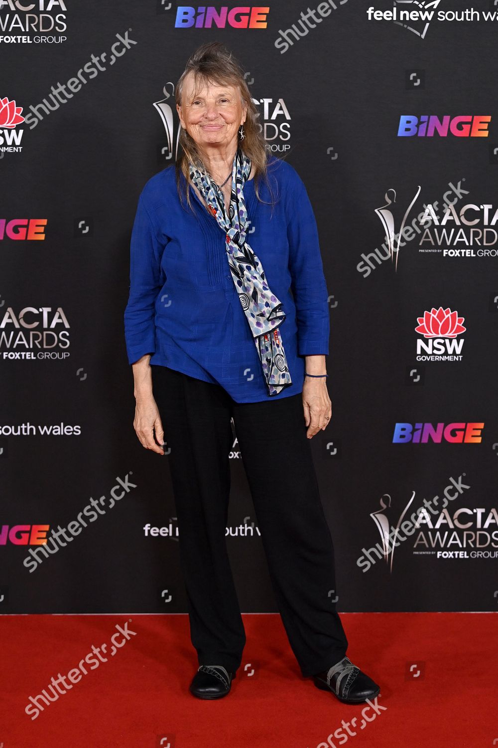 Pat Fiske Arrives 2021 Aacta Awards Editorial Stock Photo - Stock Image ...