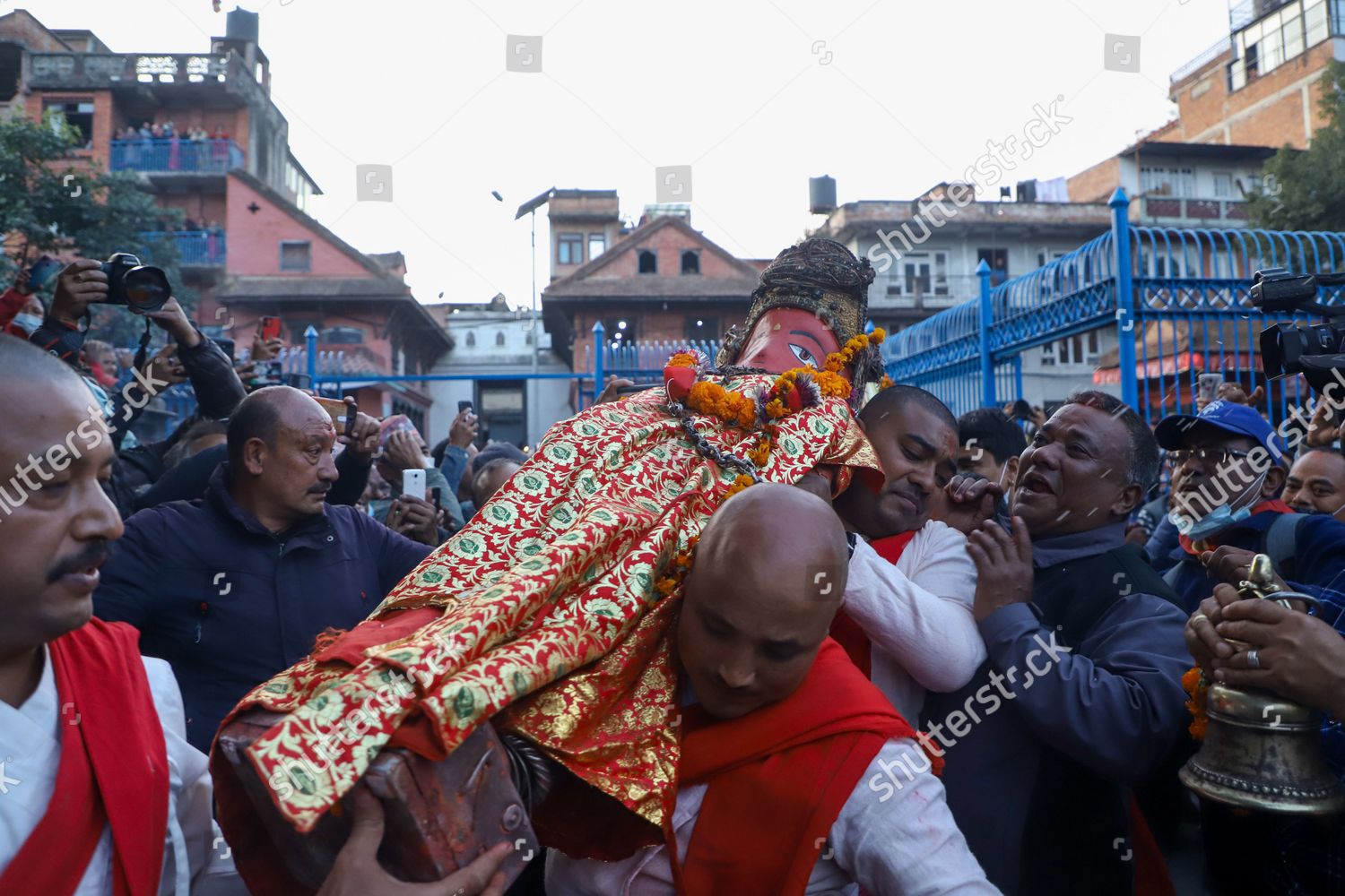 Devotees Carry Idol Lord Macchindranath Red Editorial Stock Photo ...