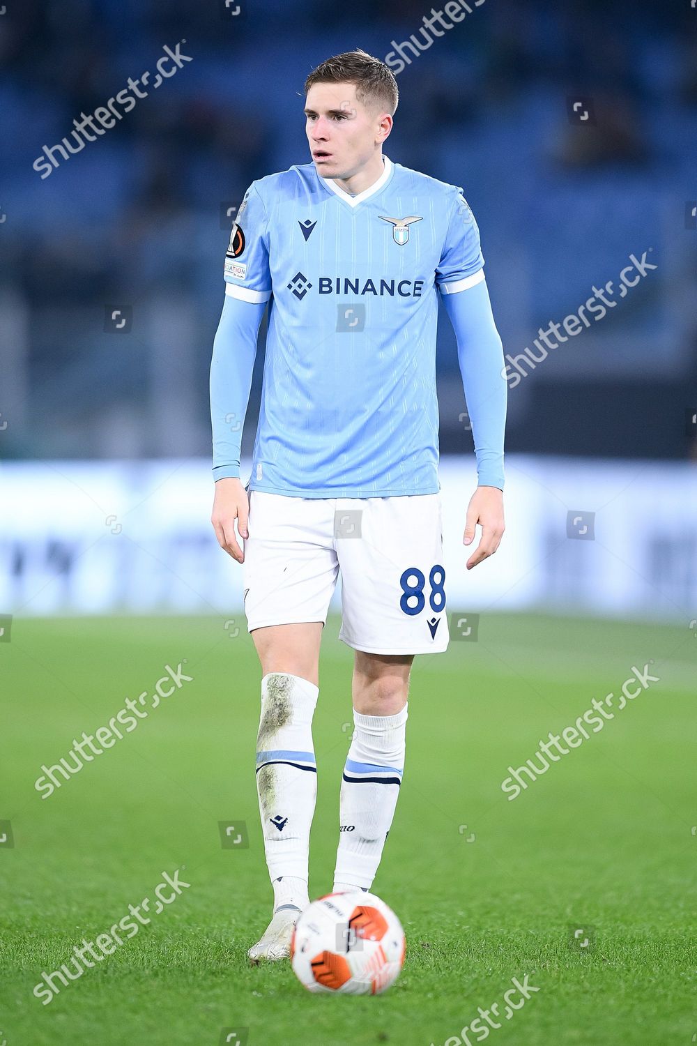 Toma Basic Ss Lazio During Uefa Editorial Stock Photo - Stock Image ...