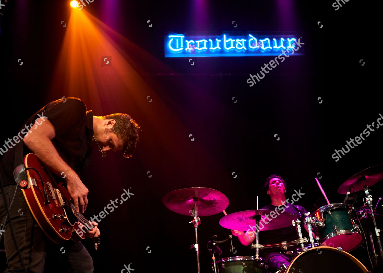 Singer Adam Silvestri Drummer Brian Viglione Editorial Stock Photo ...