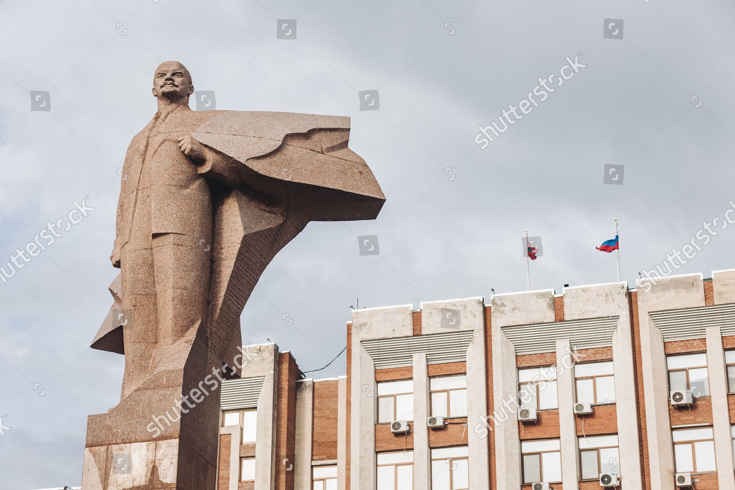 Statue Vladimir Lenin Seen Front Presidential Editorial Stock Photo ...