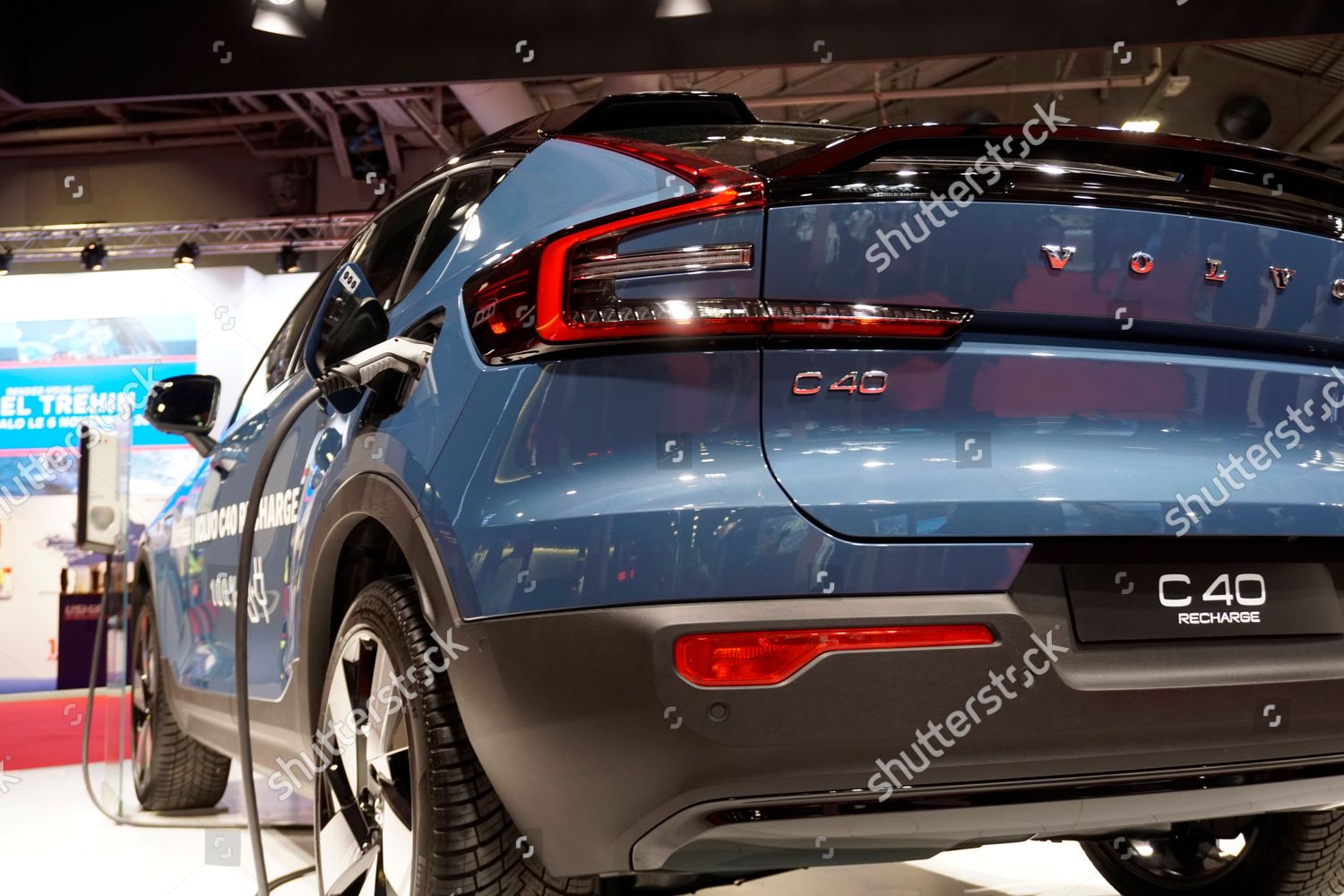 Volvo Show New Model Volvo C40 Editorial Stock Photo - Stock Image ...