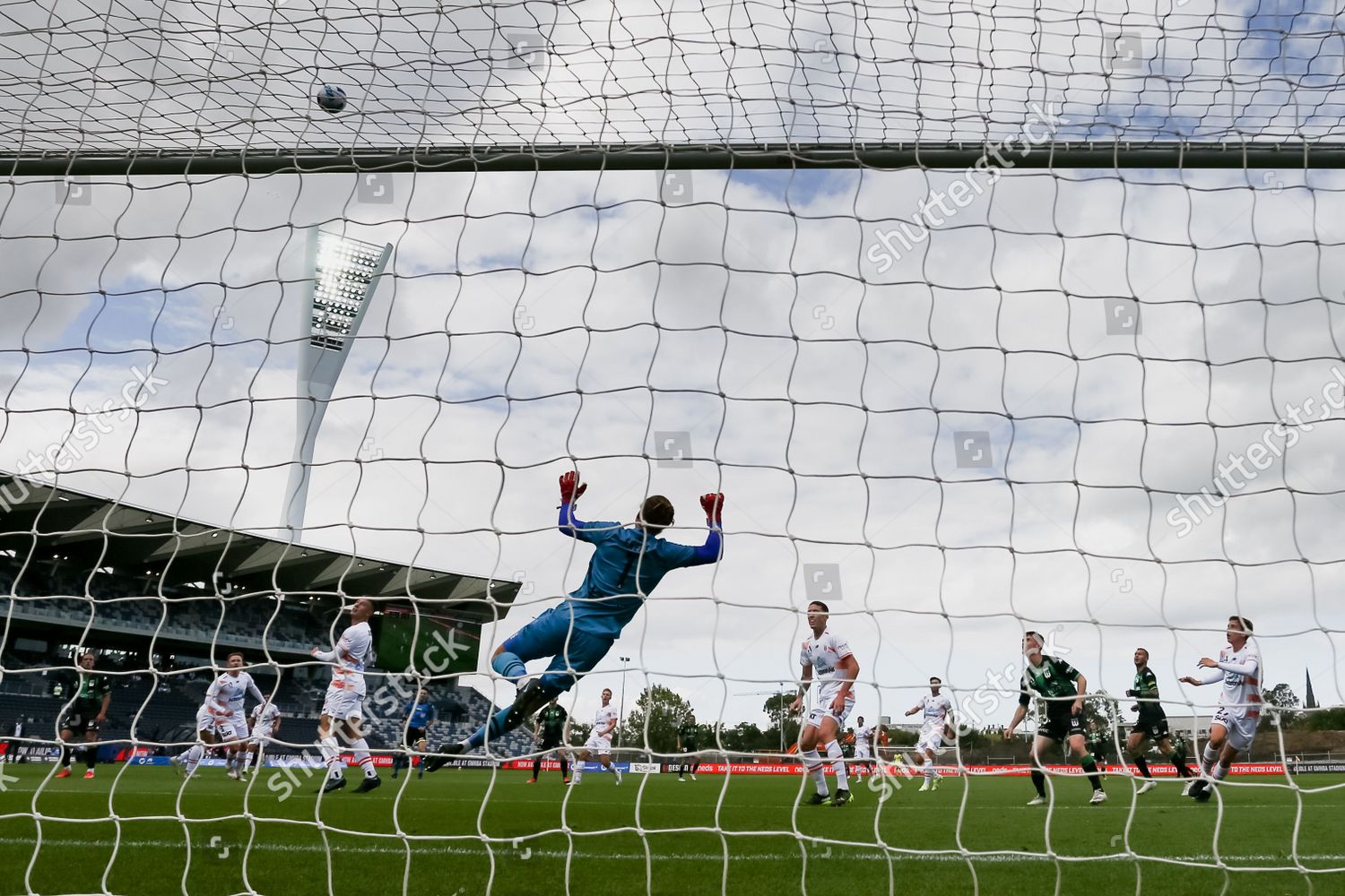 Macklin Freke Brisbane Roar Jumps Save Editorial Stock Photo - Stock ...