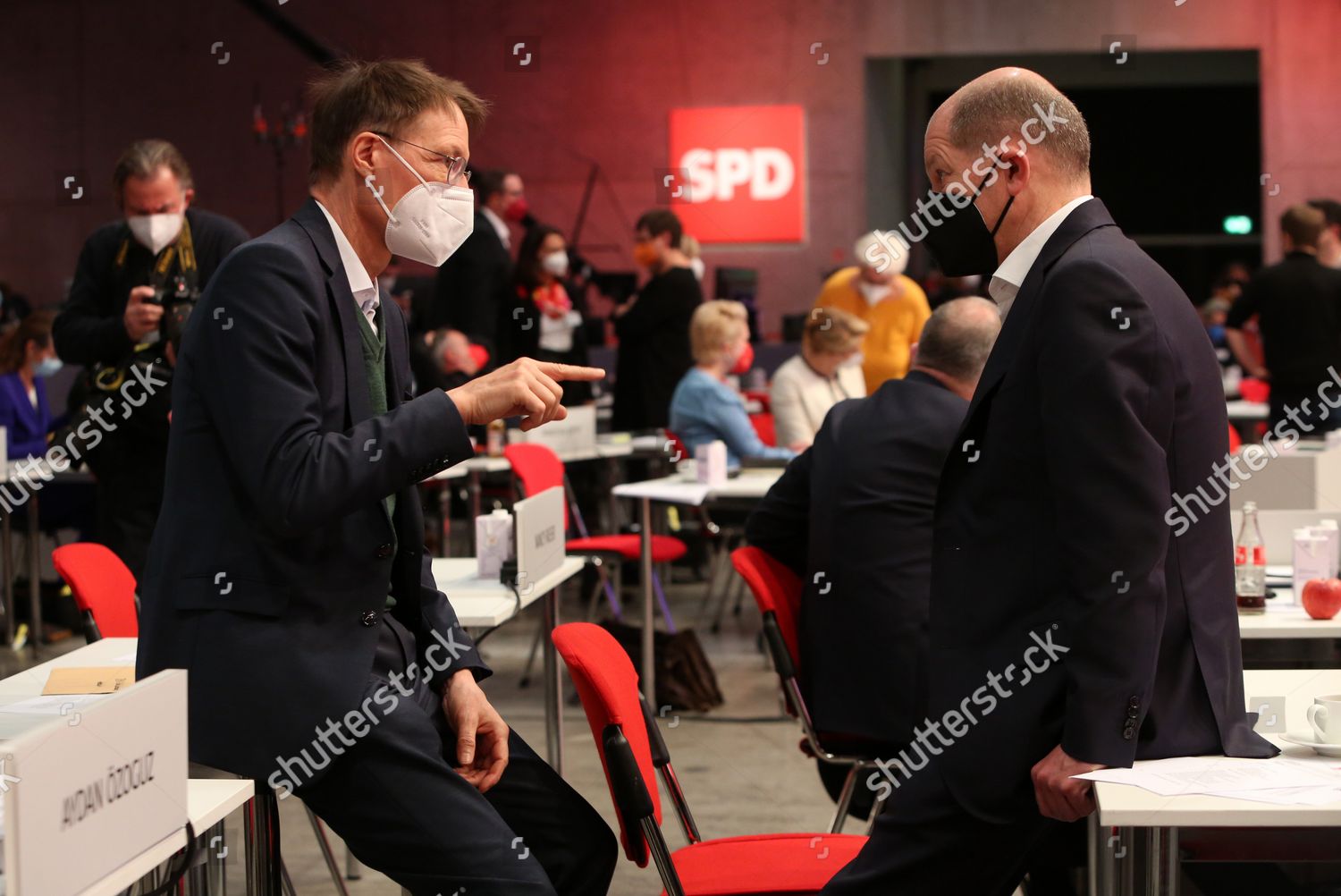 Olaf Scholz Karl Lauterbach Editorial Stock Photo - Stock Image ...